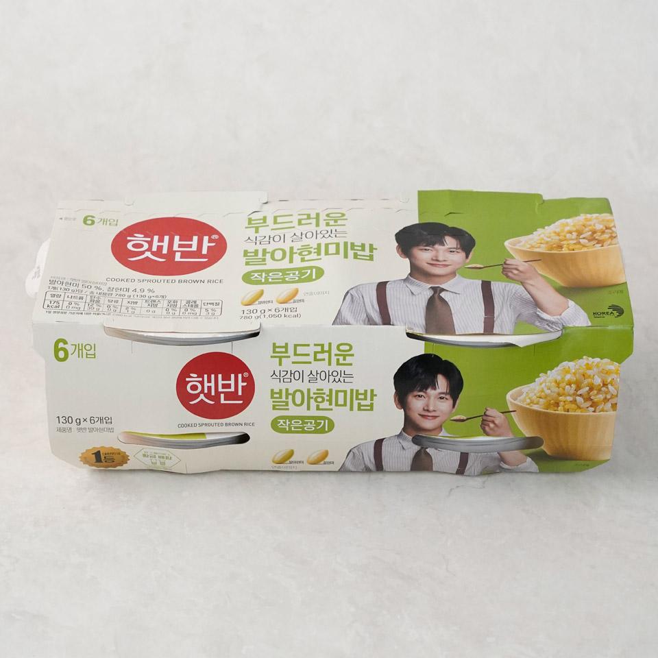 Cj 햇반 발아현미 작은공기 130g6 배민 장보기∙쇼핑