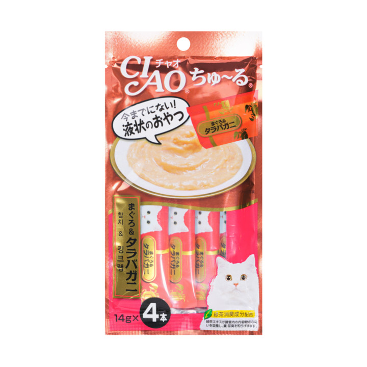 이나바 챠오츄르 참치and킹크랩 4pc 배민 장보기∙쇼핑