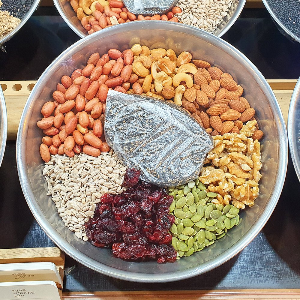 고소함이 일품 견과류믹스선식 1kg 중동 웰빙선식견과류 배민 장보기∙쇼핑