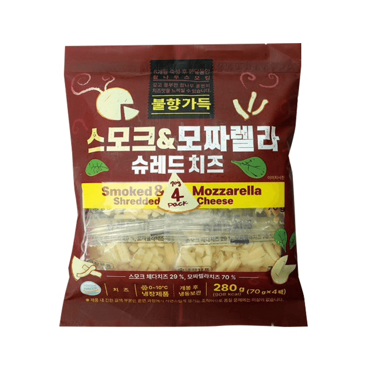 스모크and모짜렐라 슈레드 280g 배민 장보기∙쇼핑