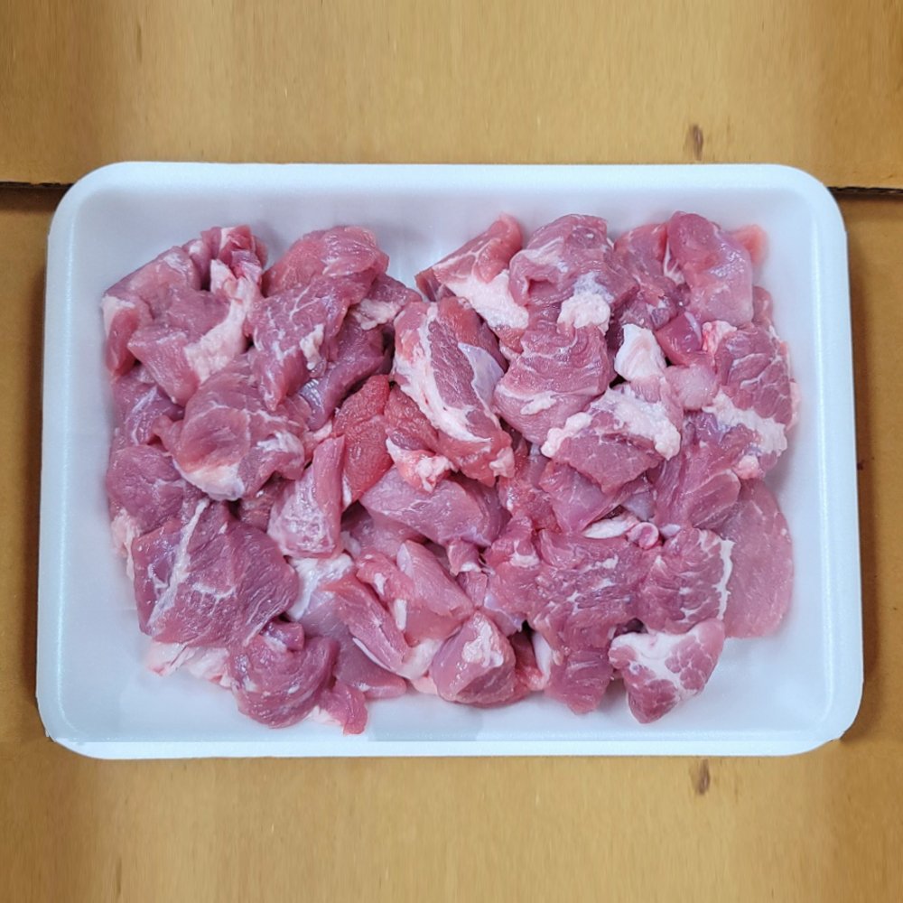 한돈 기름기없는 찌개용 500g 화곡 농우축산 배민 장보기∙쇼핑