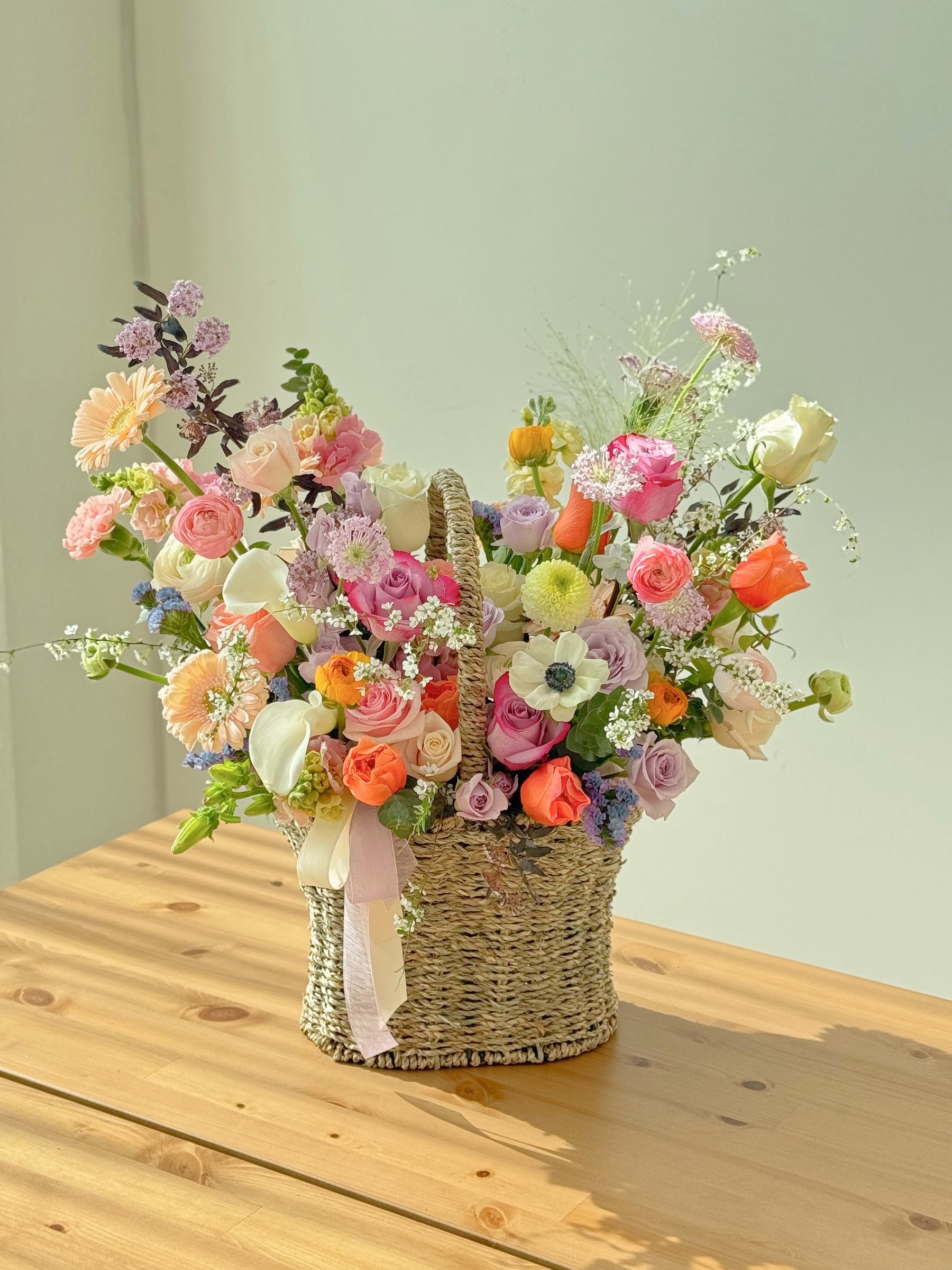 꽃바구니 특대형 색감 랜덤 배민 장보기∙쇼핑