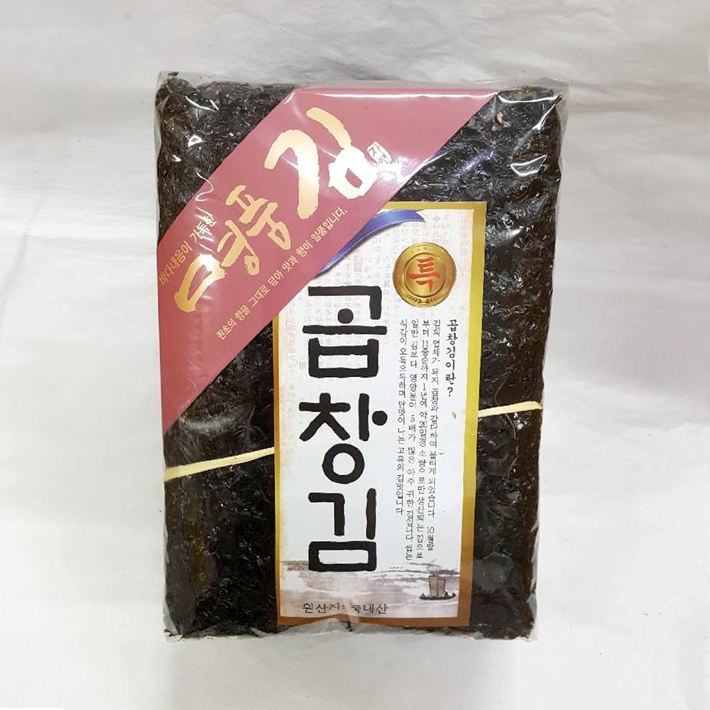 바삭바삭한 특 곱창김 100매 양산남부 통영멸치건어물직판장 배민 장보기∙쇼핑