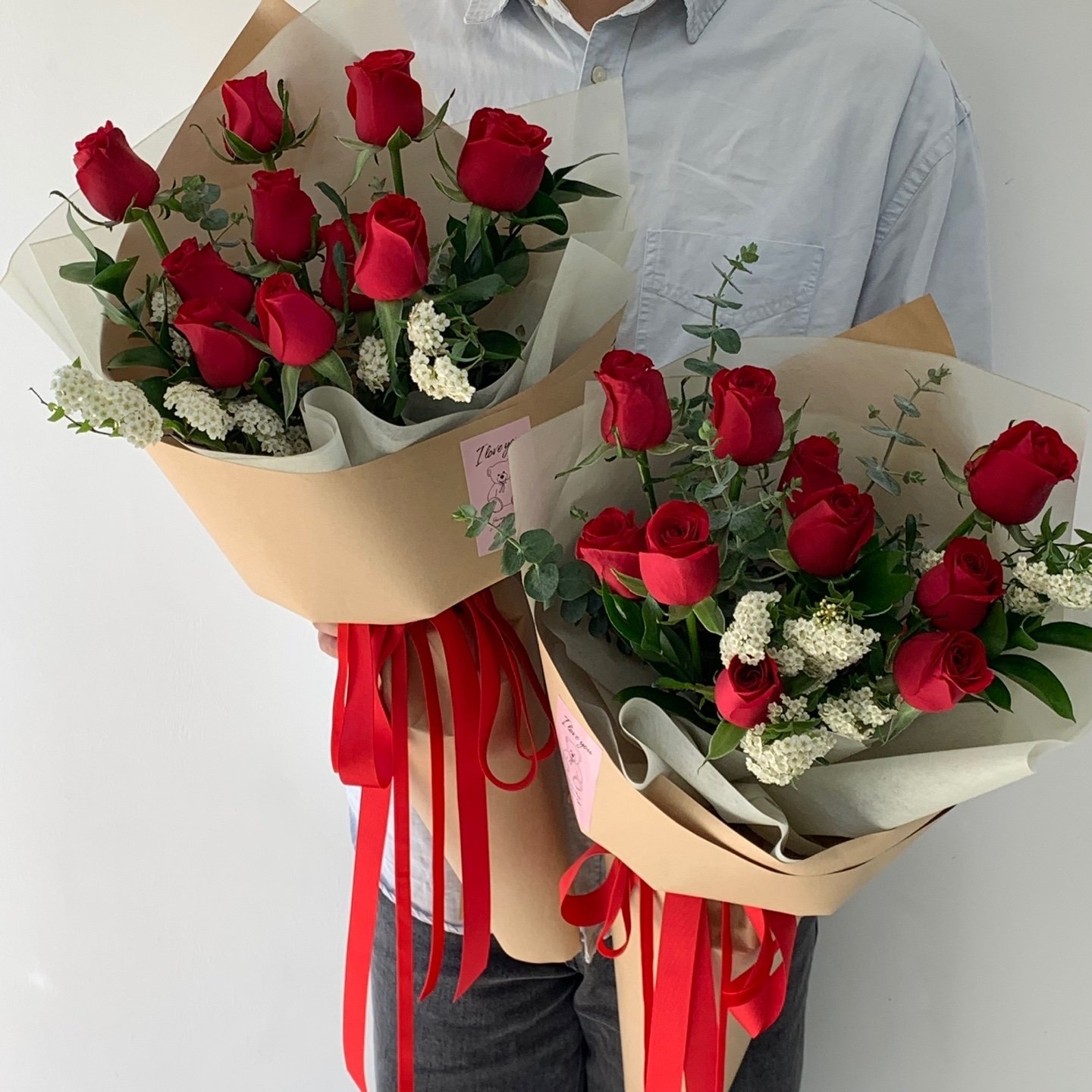 레드장미 꽃다발 배민 장보기∙쇼핑