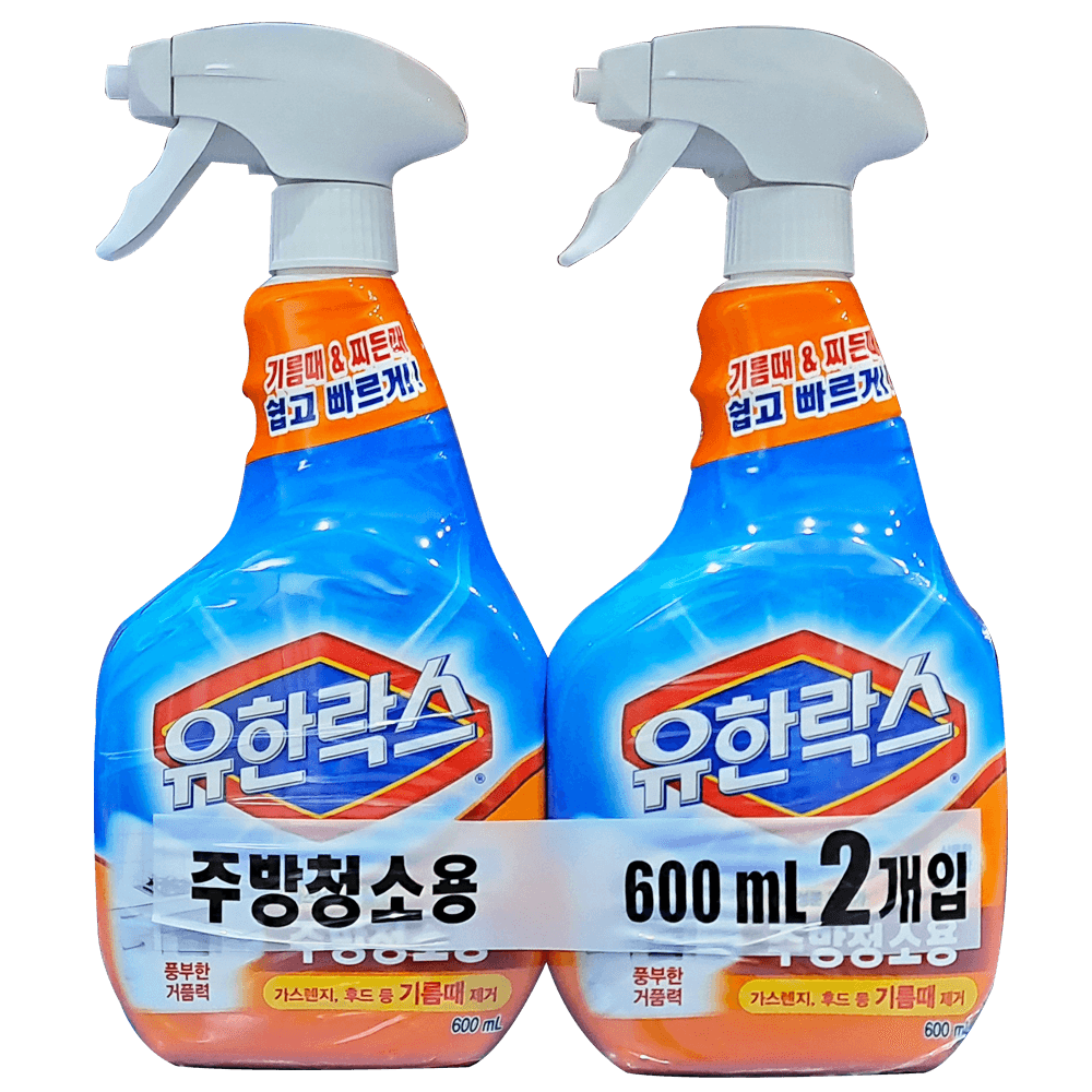 유한락스 주방청소용 600ml2개입 배민 장보기∙쇼핑