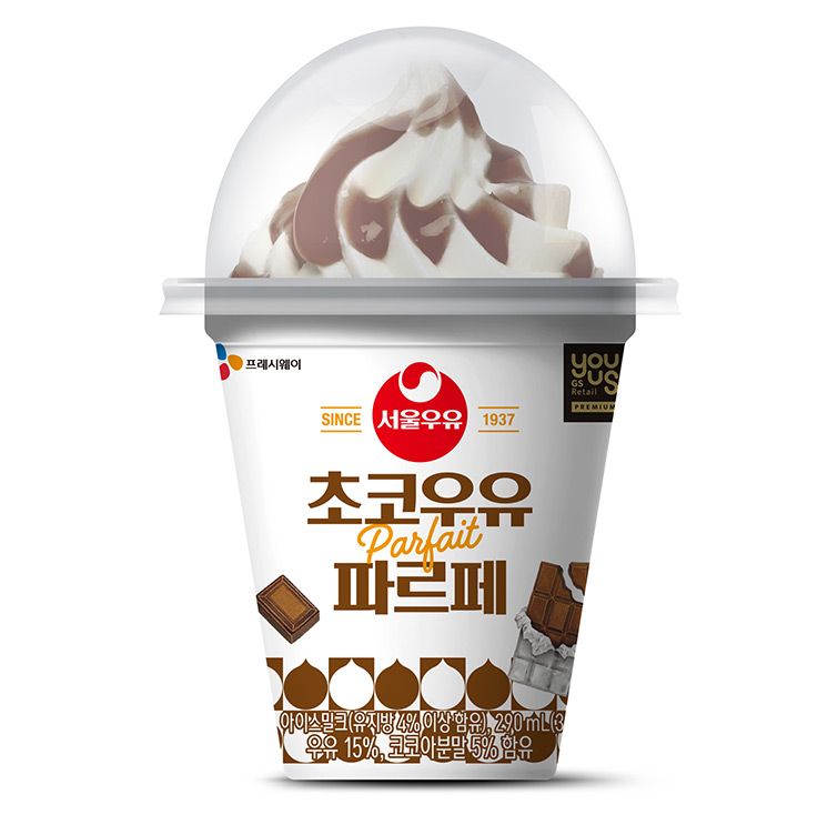 유어스p서울우유초코파르페 배민 장보기∙쇼핑