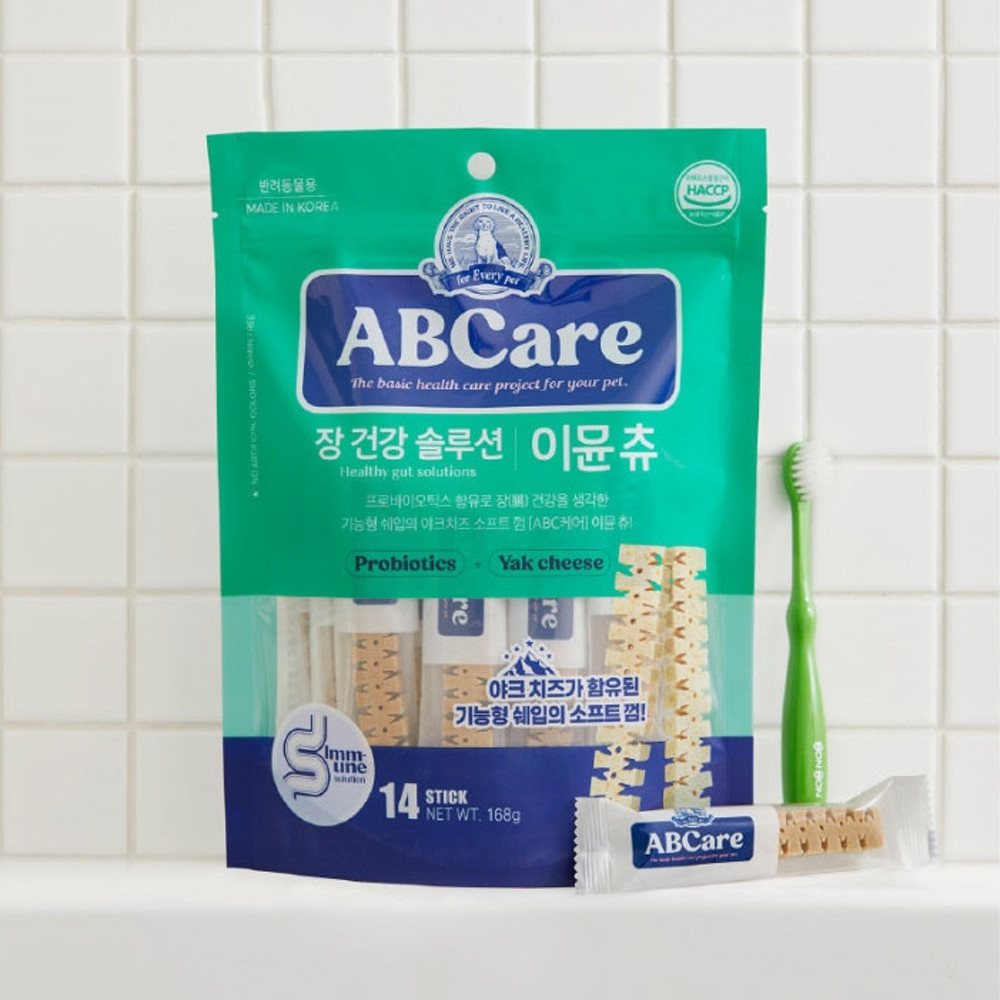 Abcare 이뮨츄 조인트츄 덴탈츄 치아건강 덴탈껌 기능성 장등록반려상품명에 용량 또는 수량 기재필요 배민 장보기∙쇼핑