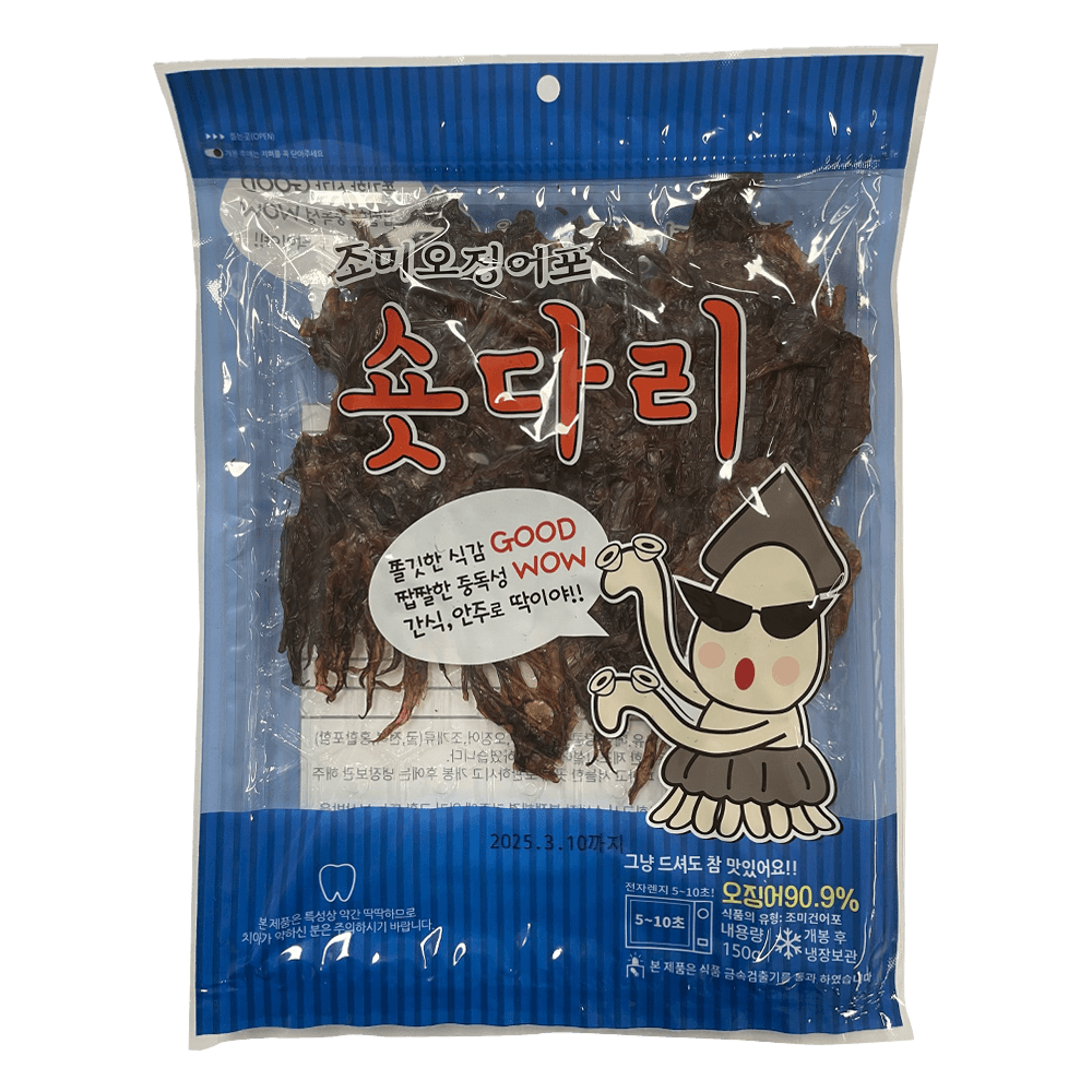 조미 오징어포 숏다리 150g 배민 장보기∙쇼핑