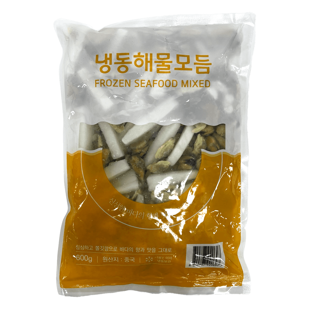 냉동 해물모듬 600g4종 배민 장보기∙쇼핑