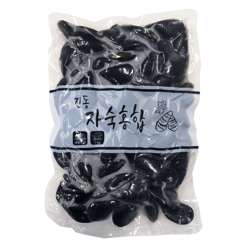 냉동 자숙 피홍합 1kg 배민 장보기∙쇼핑