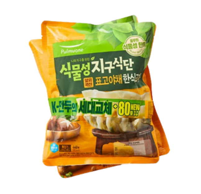 풀무원 식물성 지구식단 표고야채 한식교자 440gx2입 배민 장보기∙쇼핑