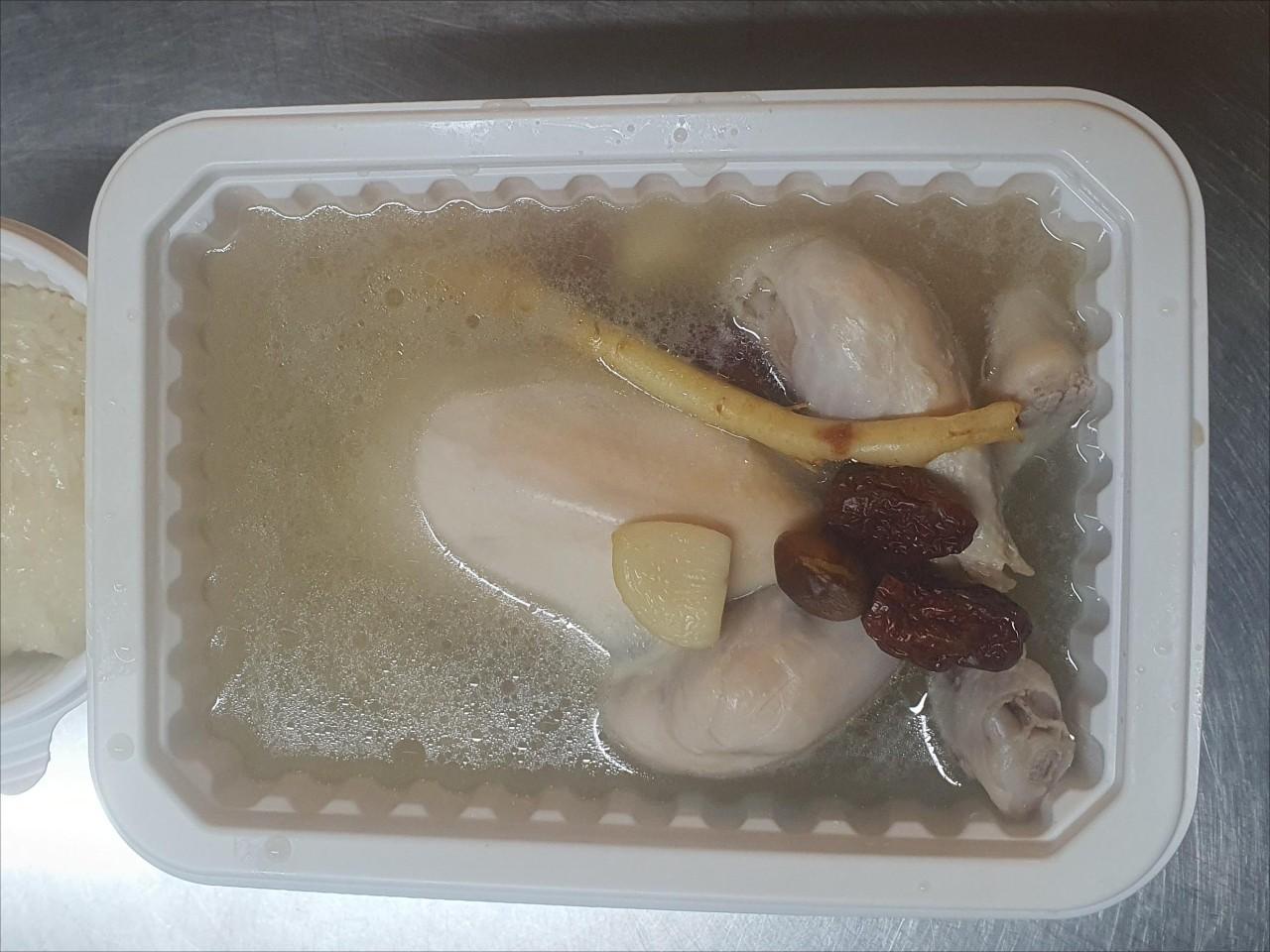 한방 삼계탕국내산찰밥 포함한 마리 배민 장보기∙쇼핑