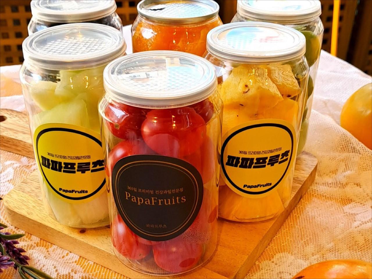 부분특가 단품과일 진공팩킹캔과일컵과일 1캔330ml 배민 장보기∙쇼핑