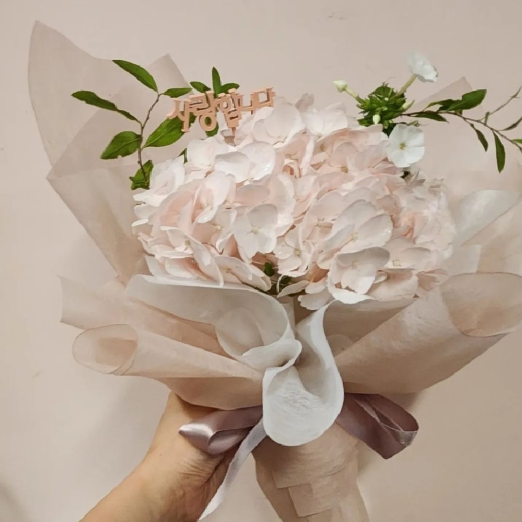 프리저브드 수국 배민 장보기∙쇼핑