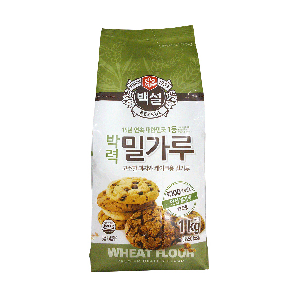 백설박력밀가루1등1kg 배민 장보기∙쇼핑