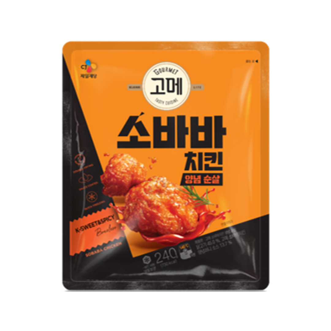 CJ)소바바양념치킨240g | 배민 장보기∙쇼핑