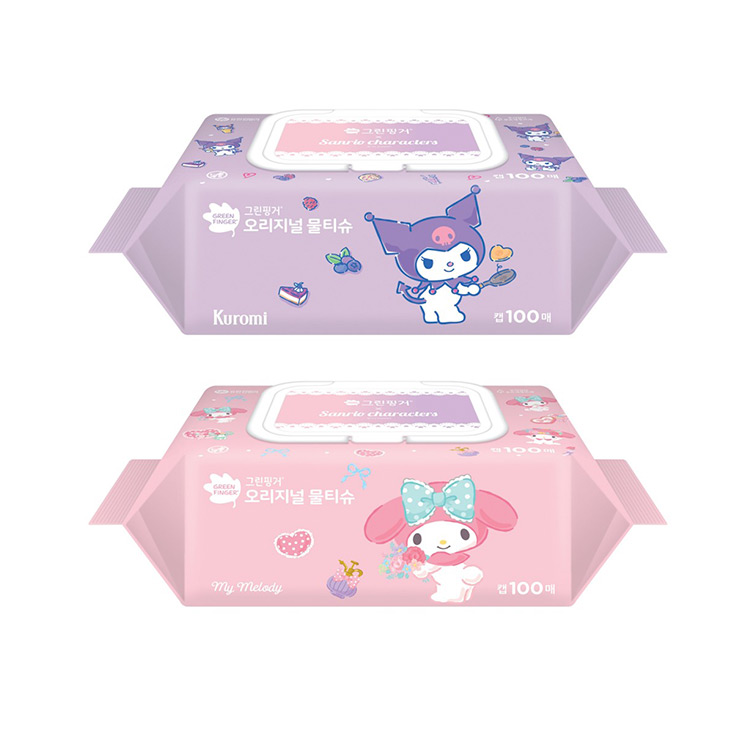 그린핑거산리오물티슈100매 배민 장보기∙쇼핑