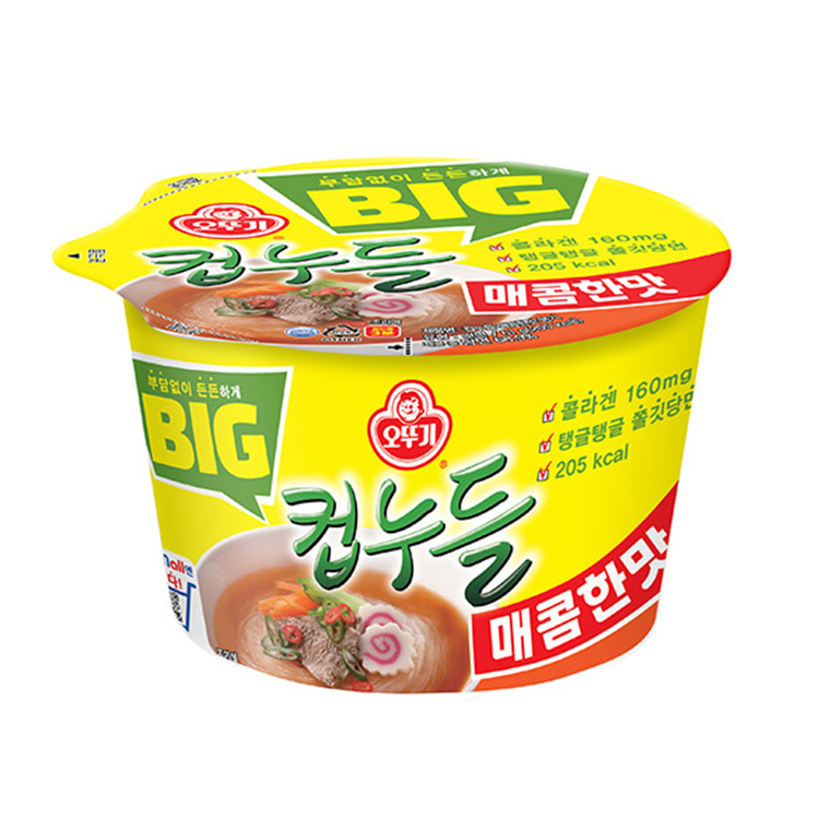 오뚜기big컵누들매콤한맛대컵 배민 장보기∙쇼핑