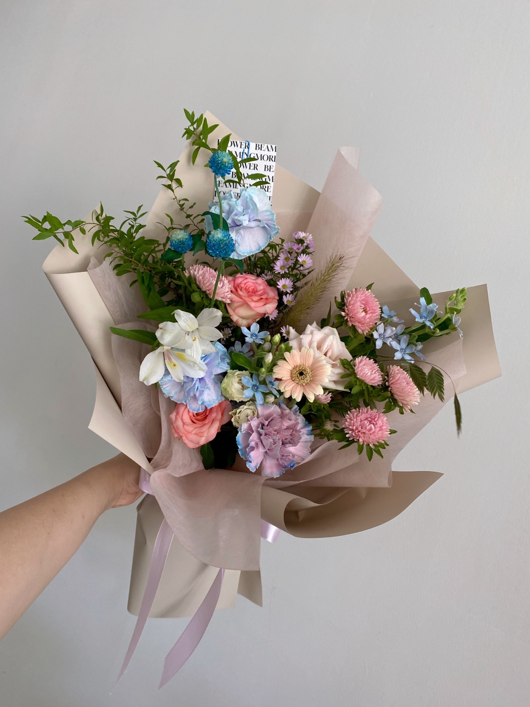 솜사탕 꽃다발 배민 장보기∙쇼핑
