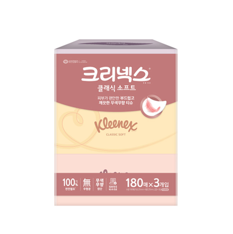 크리넥스클래식소프트180매x3입 배민 장보기∙쇼핑