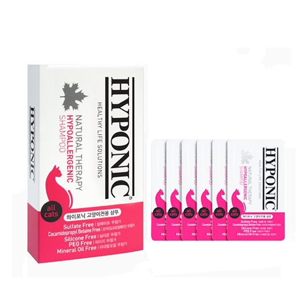 하이포닉 고양이 샴푸 유향 파우치팩 타입 10ml10입 배민 장보기∙쇼핑