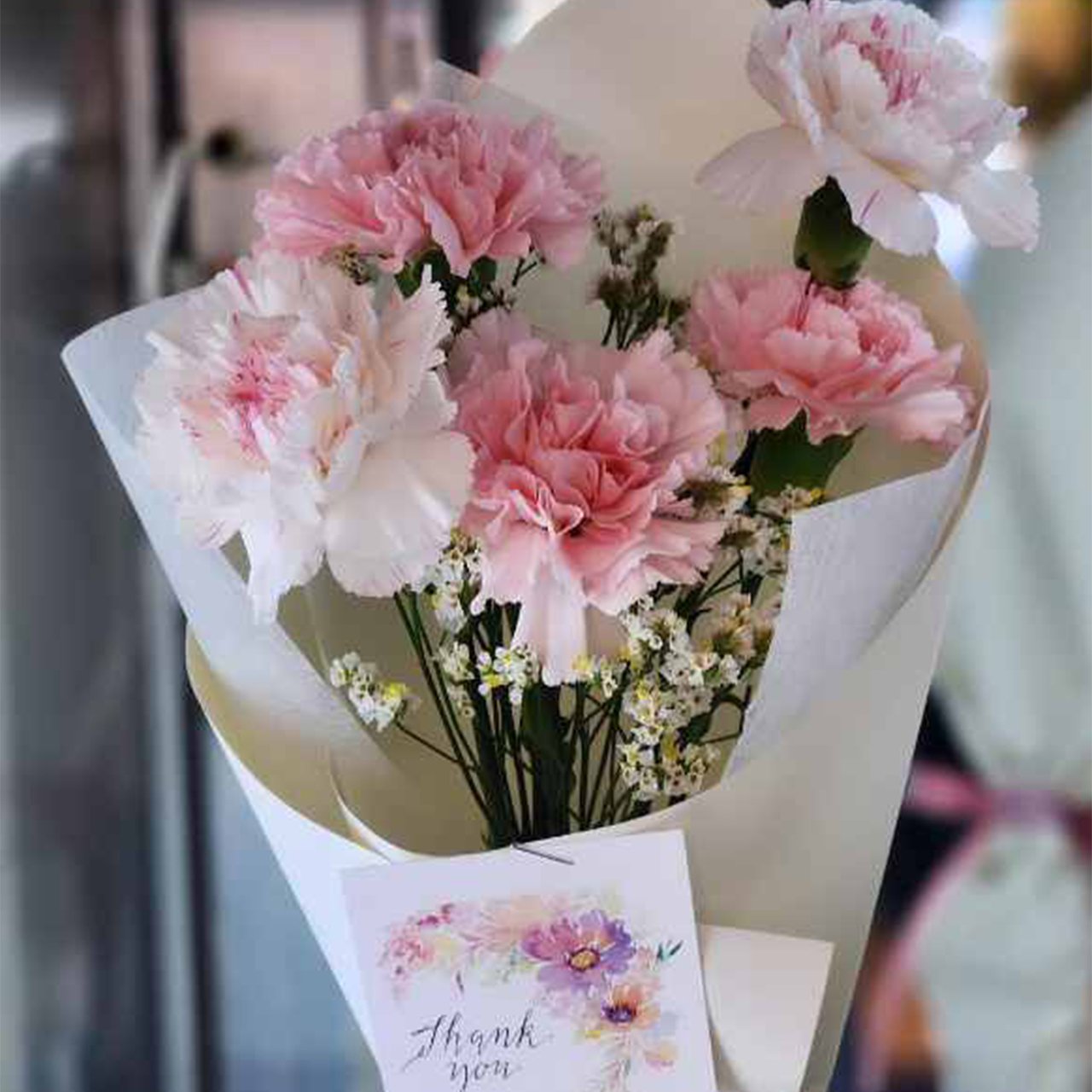 쁘띠꽃다발카네이션 배민 장보기∙쇼핑
