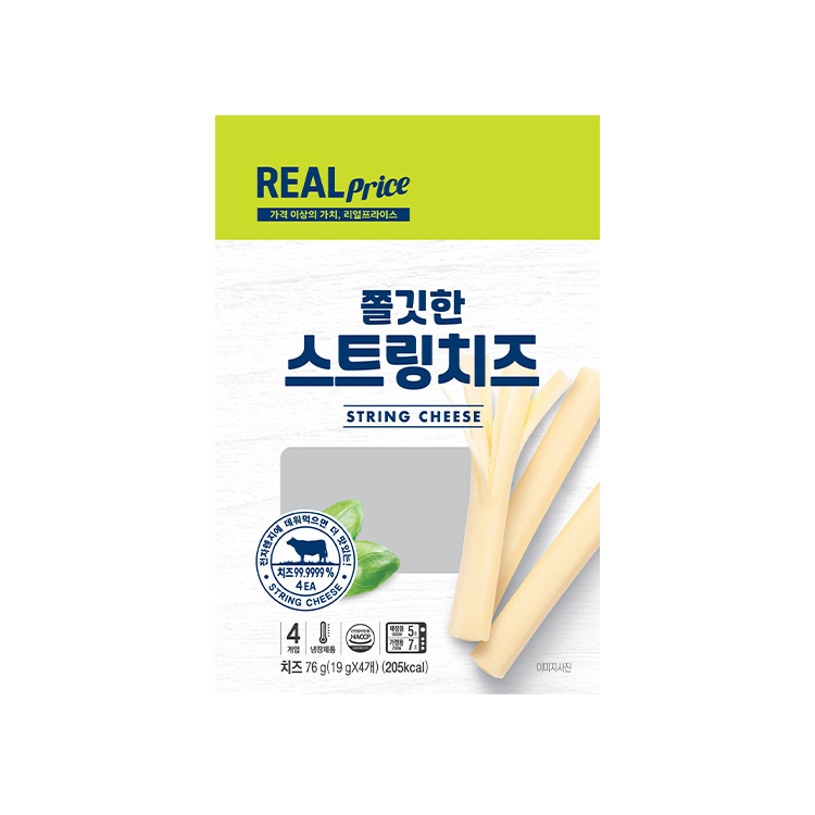 리얼쫄깃한스트링치즈4입 배민 장보기∙쇼핑