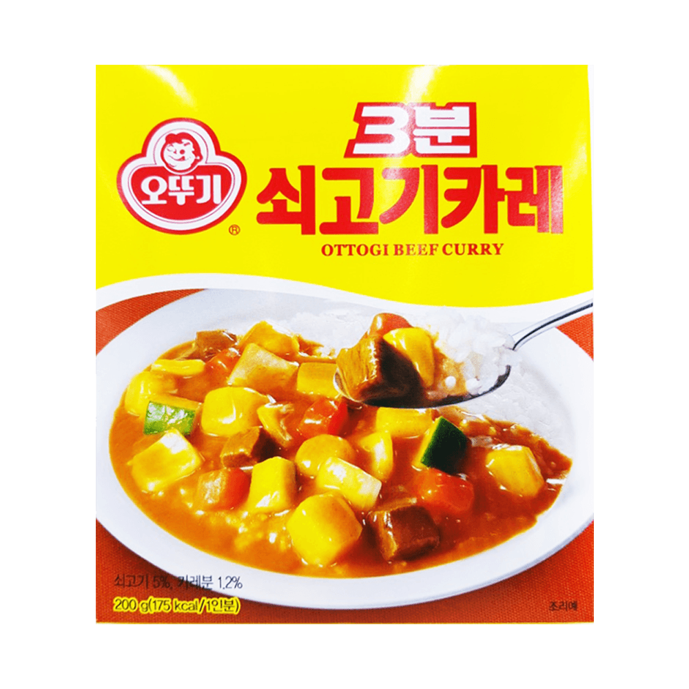 오뚜기 3분 쇠고기카레 200g 배민 장보기∙쇼핑