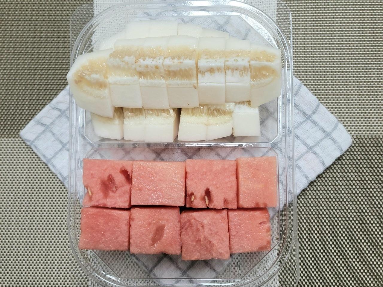 여름이 Set 수박 300g 참외 300g 컷팅 배민 장보기∙쇼핑
