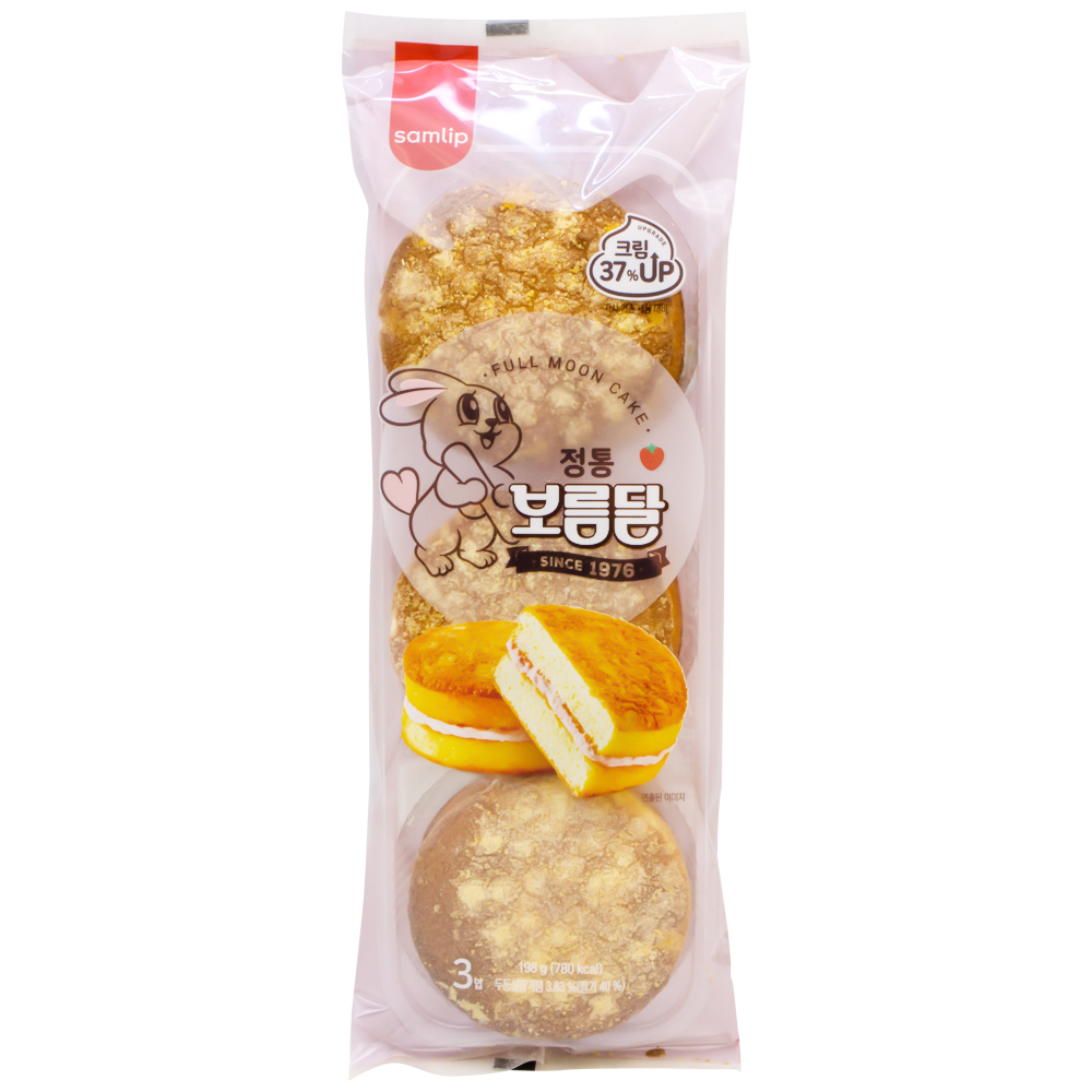 삼립 정통보름달 3입 198g 배민 장보기∙쇼핑