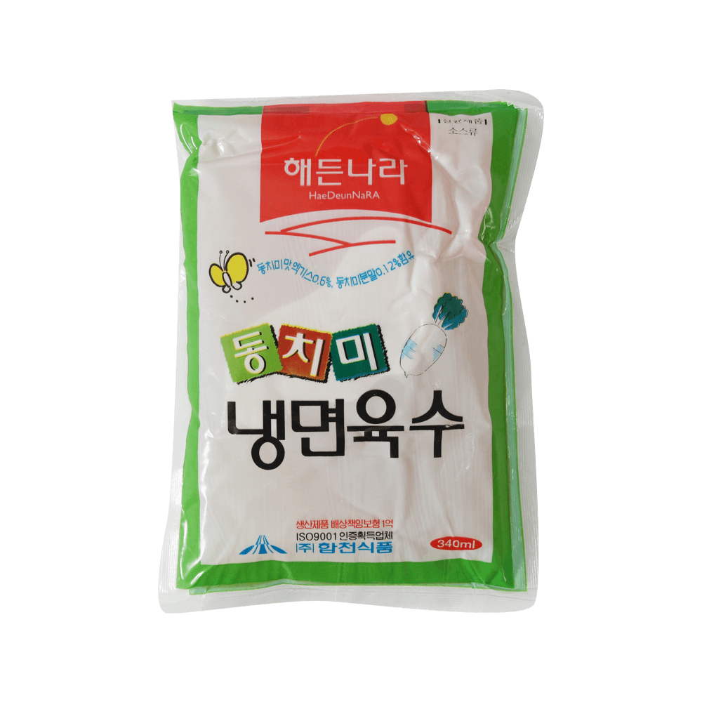 해든나라 동치미냉면육수 340ml상온 배민 장보기∙쇼핑
