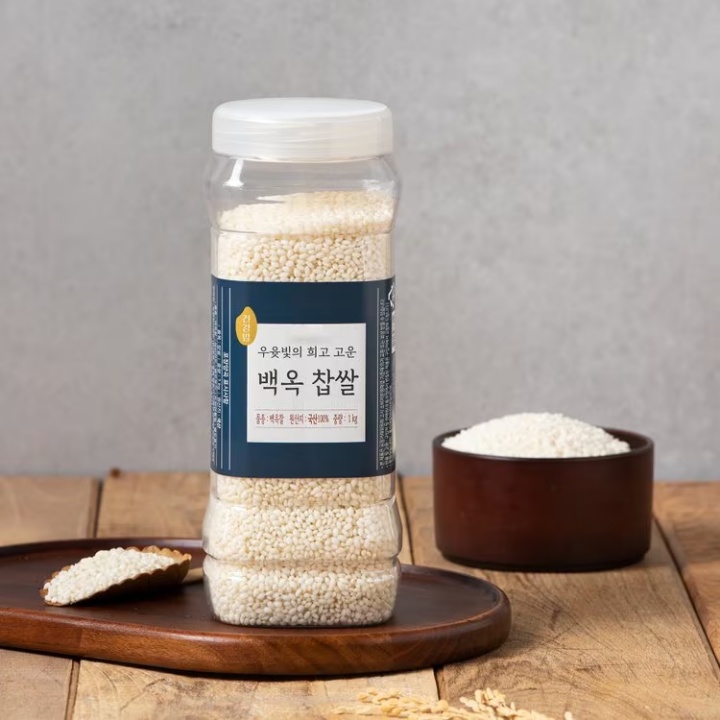 백옥찹쌀1kg통 배민 장보기∙쇼핑