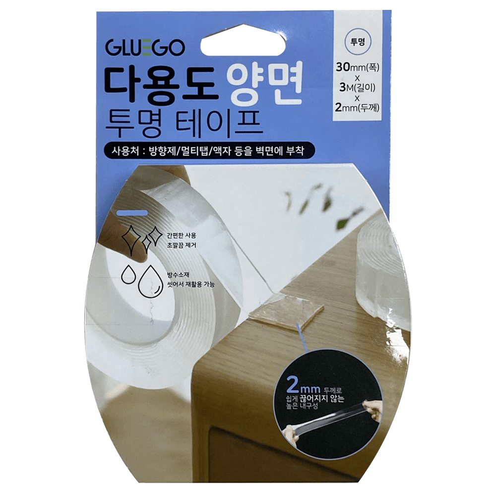 3m 다용도 양면 투명 테이프 배민 장보기∙쇼핑