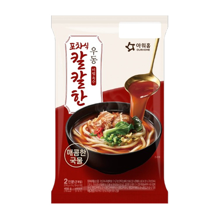 아워홈) 칼칼한포차식우동 458G | 배민 장보기∙쇼핑
