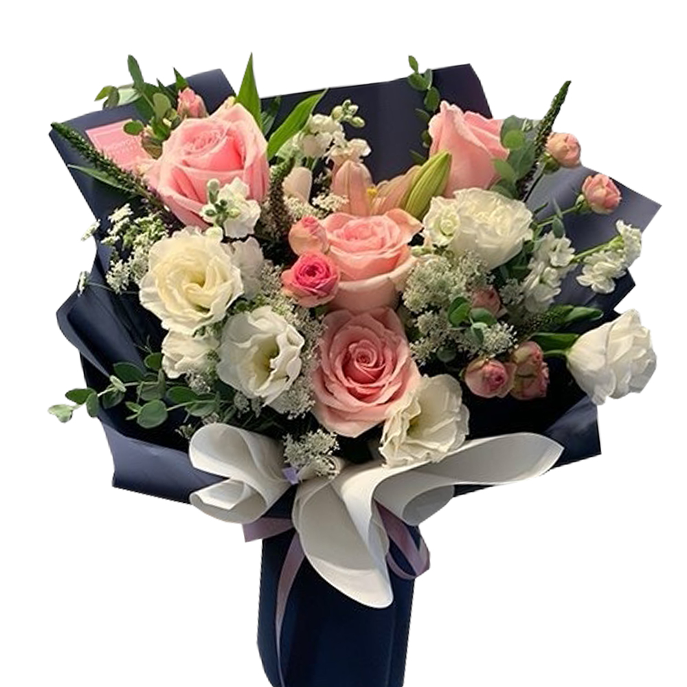 발레리나 핑크 꽃다발 배민 장보기∙쇼핑