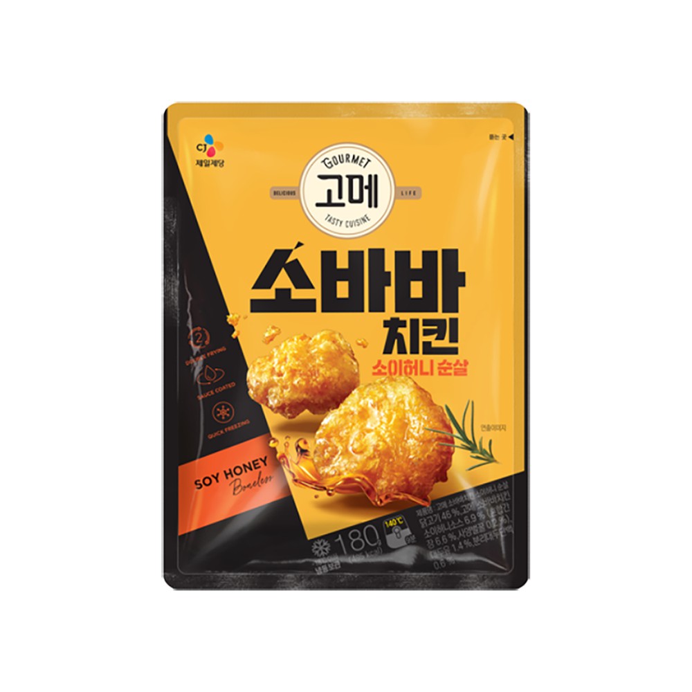 (2+1, 3개묶음)CJ)소바바순살치킨180g | 배민 장보기∙쇼핑