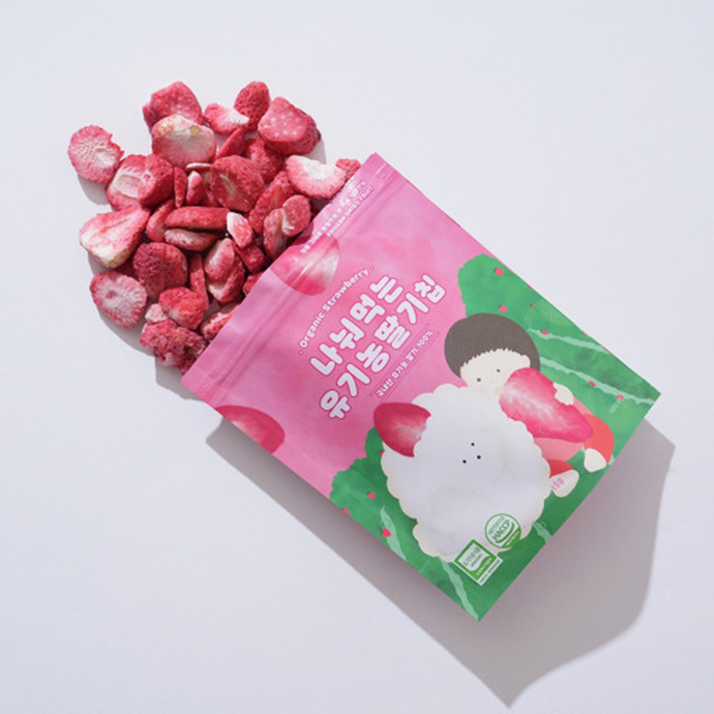 나눠먹는유기농 딸기칩15g 배민 장보기∙쇼핑