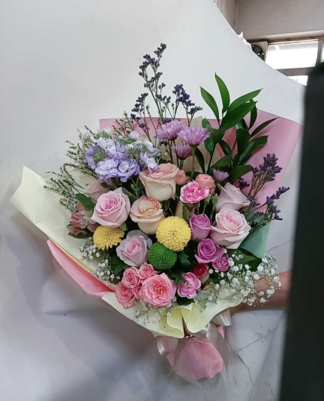 모듬꽃다발1번 배민 장보기∙쇼핑