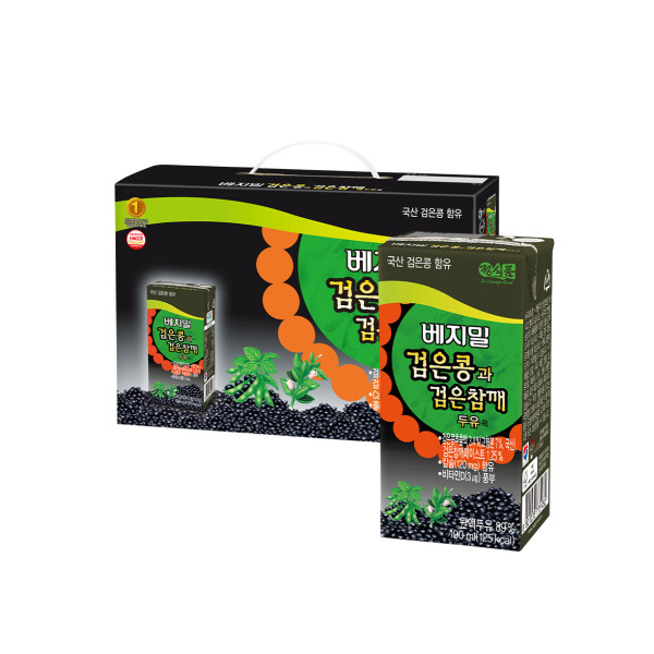 베지밀 검은콩과 검은참깨 190ml*24 | 배민 장보기∙쇼핑