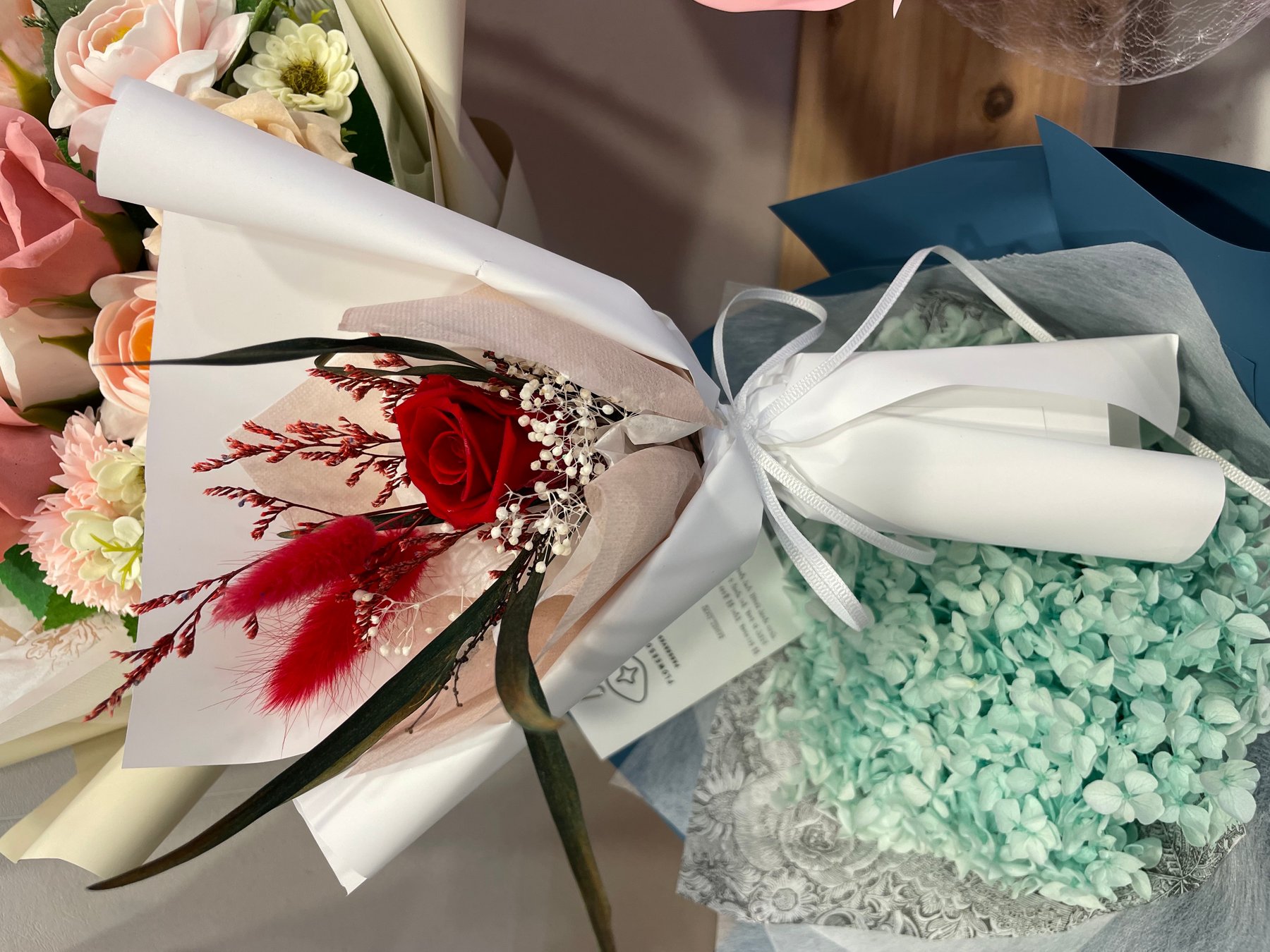 프리저브드 꽃다발 소 배민 장보기∙쇼핑