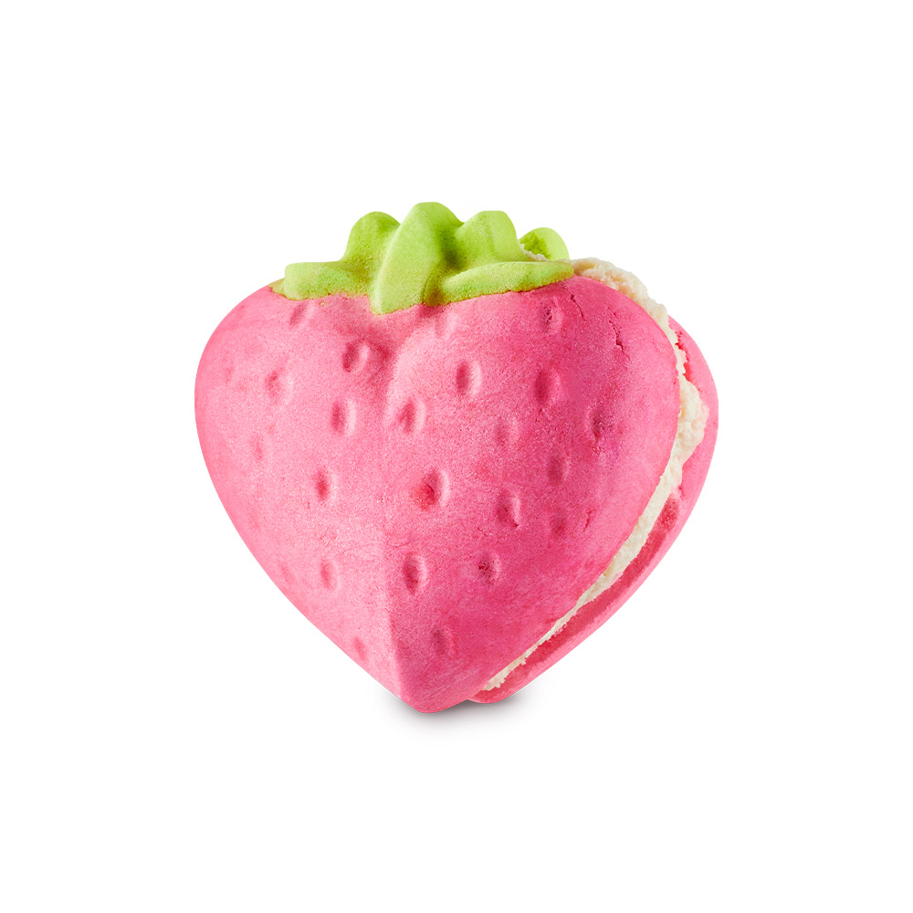 [러쉬/LIMITED]스트로베리 크럼블 버블룬 135g - 버블 바/입욕제 | 배민 장보기∙쇼핑