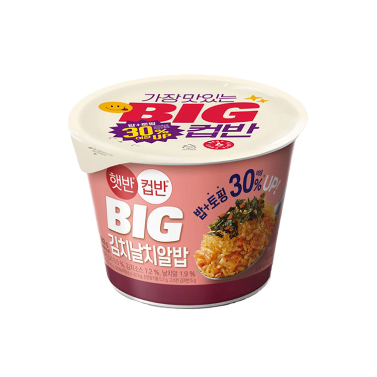 CJ)BIG김치날치알밥(컵밥) | 배민 장보기∙쇼핑
