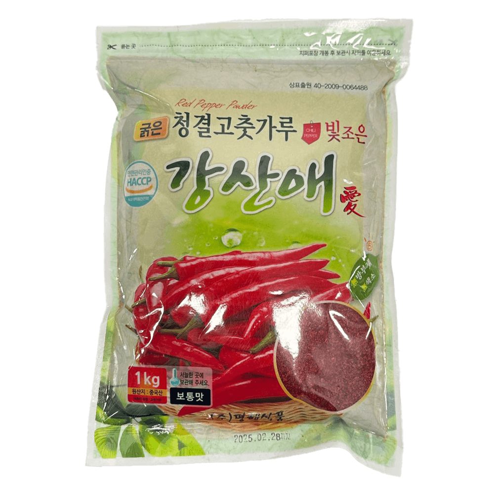 강산애굵은 청결고춧가루 1kg 중국산 배민 장보기∙쇼핑