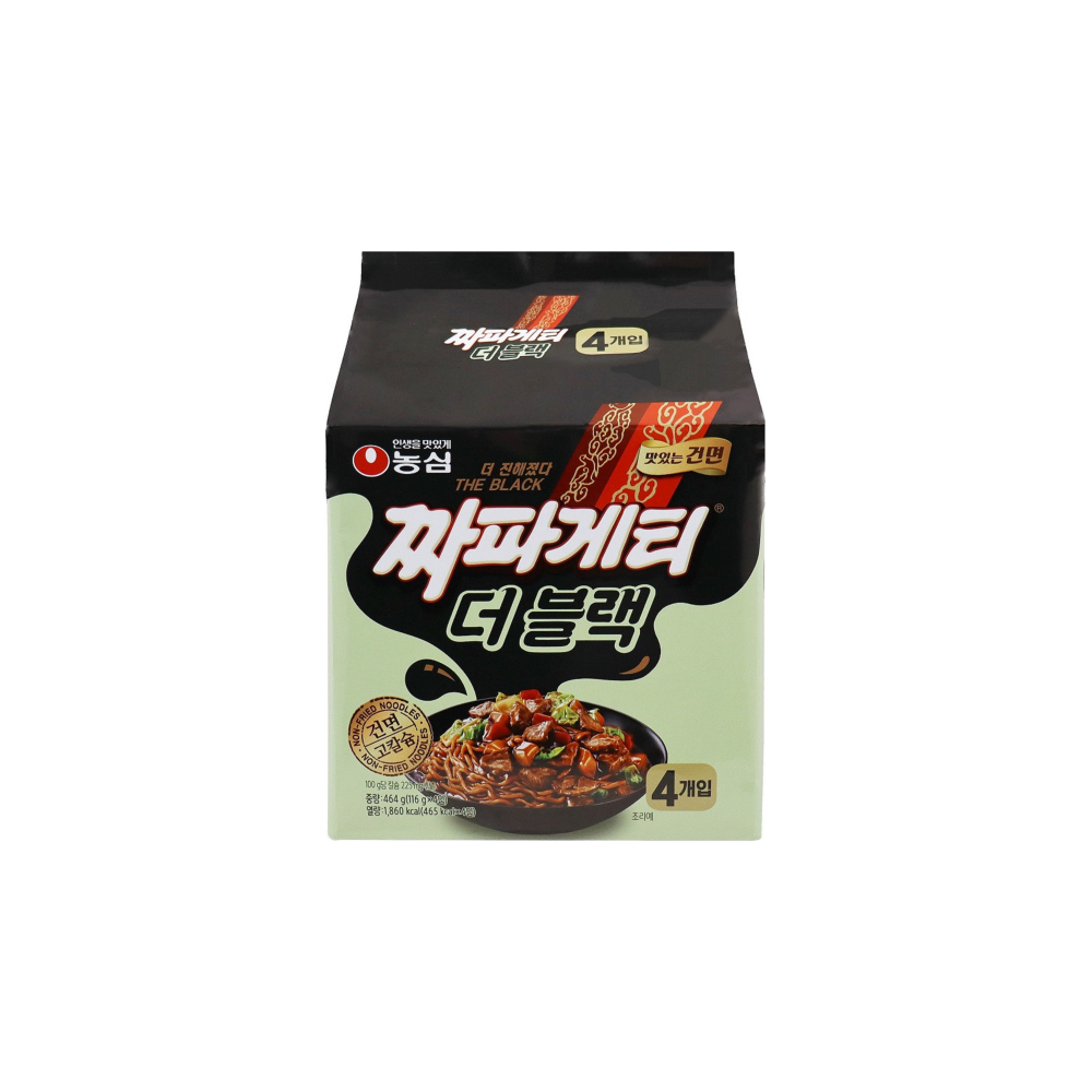 농심짜파게티더블랙봉지4입 배민 장보기∙쇼핑
