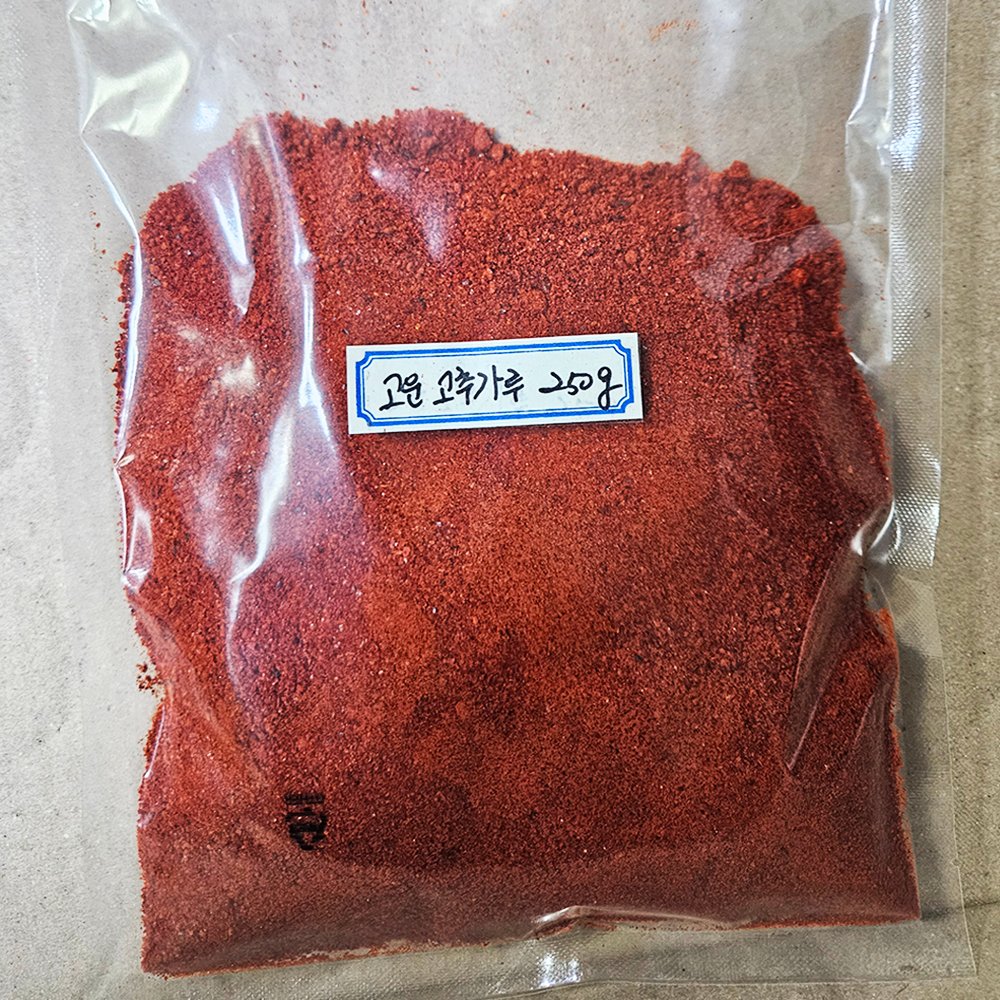 곱게 갈은 햇고춧가루고운 250g 화서 영광방앗간 배민 장보기∙쇼핑