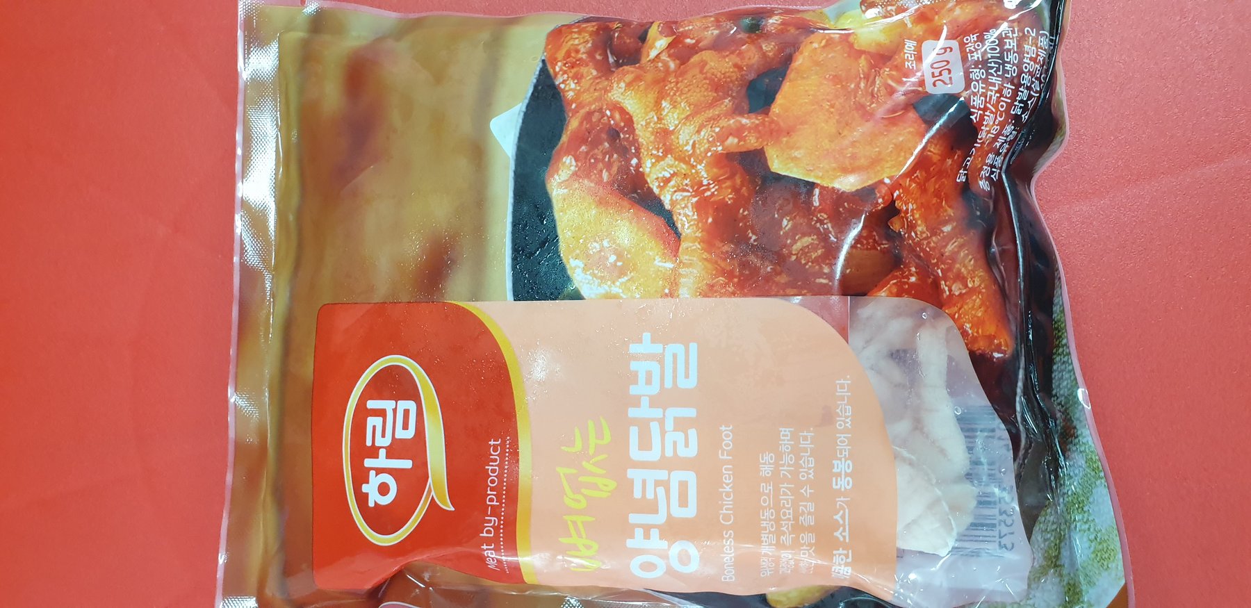 하림 뼈없는 양념닭발소스포함 250g냉동간편조리 배민 장보기∙쇼핑