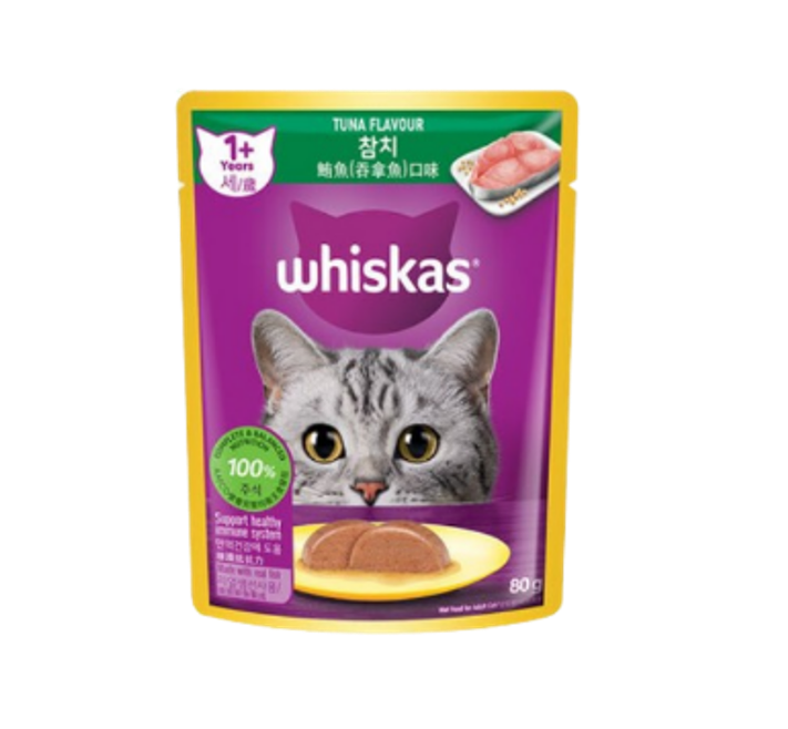 위스카스 파우치 참치 80g 배민 장보기∙쇼핑