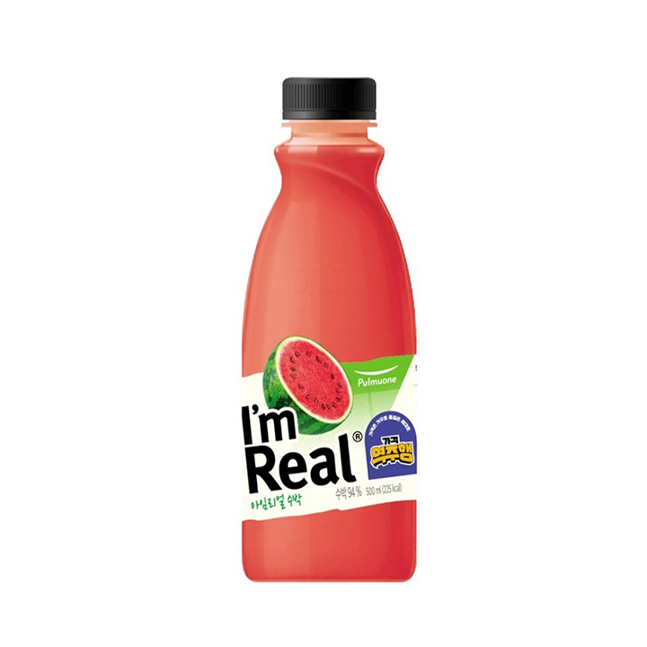 가격역주행 풀무원 아임리얼 수박 500ml 배민 장보기∙쇼핑