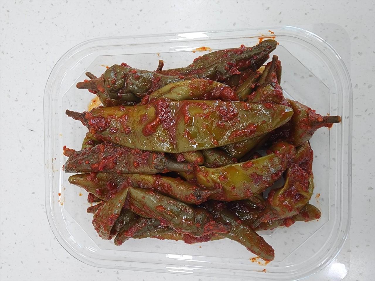 수제 청양고추장아찌 무침 150g 배민 장보기∙쇼핑