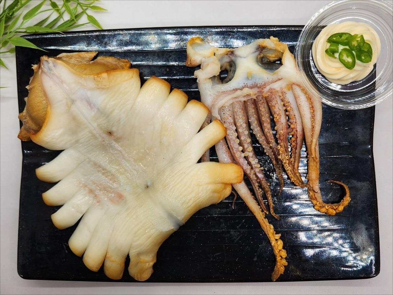 울릉도 반건조 오징어큰놈 1마리청양마요 소스 배민 장보기∙쇼핑